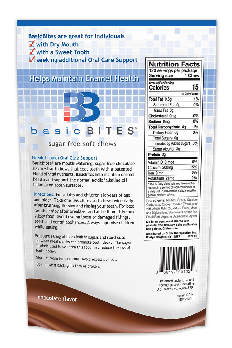 Chocolate 120 Count Package – Ortek-BasicBites®